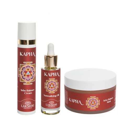 Комплект от 3 козметични продукта за грижа за мазна и нечиста кожа 280мл Lakshmi еко био