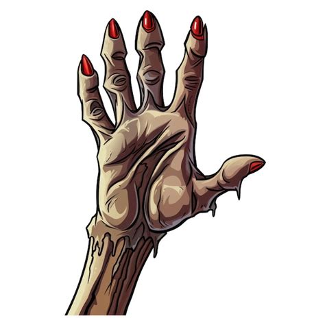 Icono De Levantamiento De Mano Zombie Foto Premium