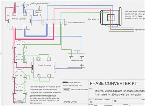 Heartwarming 3 Phase Rotary Converter Wiring Diagram Gen Tran