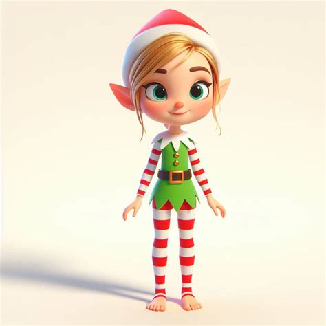 Cute Barefoot Christmas Elf Girls By Phuramaiart On Deviantart