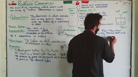 Basic Introduction To Surface Chemistry Adsorption Adsorbate And Addorbent Youtube