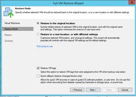 VMware Restore With Veeam Backup And Replication Xieles Support