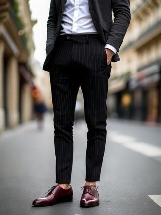 Black Vertical Striped Dress Pants Outfits For Men 51 Ideas And Outfits