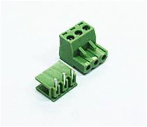Electronic Component Terminal Block 2edg508 3way Right Angle Pin