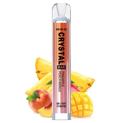 Ske Crystal Bar Pineapple Peach Mango 600 Puff Disposable Vape