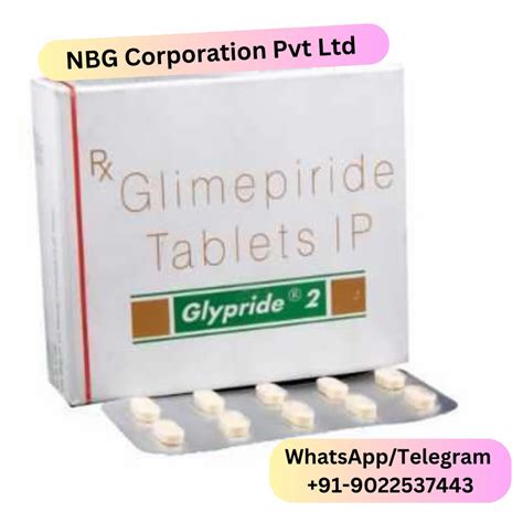 Glimepiride Tablets Ip 1 Mg At Rs 116strip In Nagpur Id 2851566617262