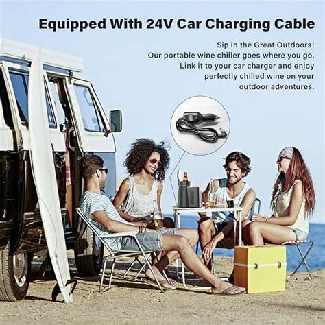 Wine Chilleryeego Electric Portable Wine Cooler For Drink Cold And