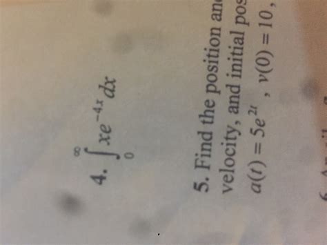 Solved Evaluate The Improper Integral Integral X E 4x Dx Chegg