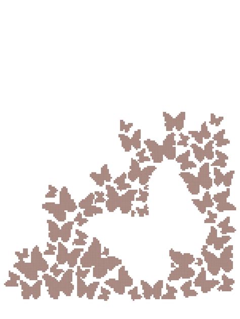 Butterflies Blanket Graph Pattern Etsy Canada Crochet Square