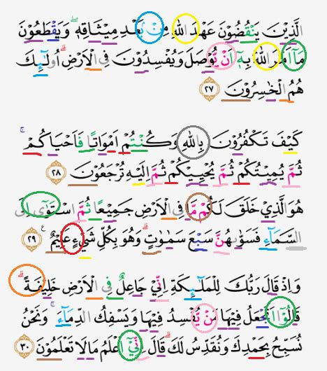 Tajwid Surat Al Baqarah Ayat 27 30 Kumpulan Doa Terbaik