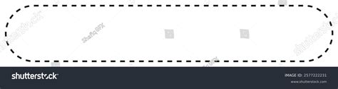 Dashed Line Border Frame Vector Stock Vector Royalty Free 2577222231 Shutterstock