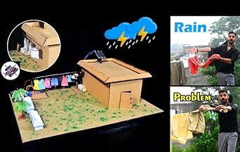 Automatic Rain Detection Smart Roof For Cloth Protection Rain Sensor DIY Project Rain Sensor