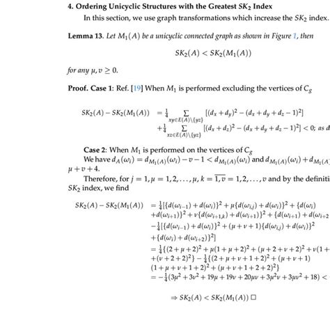 Unicyclic Connected Graphs Having The Greatest Sk 2 Index Download