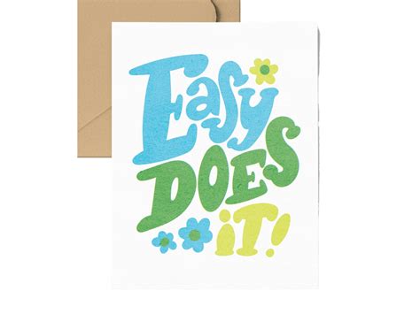 Easy Does It Single Card Noteworthy Paper And Press
