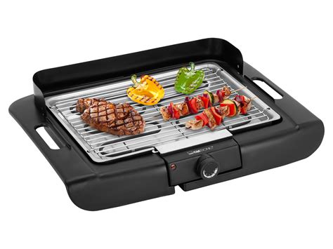 Clatronic Barbecue Tischgrill Bq 3841 Elektrogrill Schwarz 2000 W