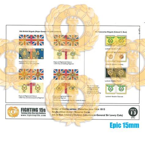 Orb E013 Epic Anglo Allied Army Reserve Corps 6th Division Lowry