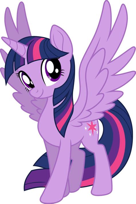 Mlp Fim New Twilight Sparkle Happy Vector By Luckreza8 My Little