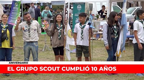 Grupo Scout Papa Francisco Celebra Sus 10 Años