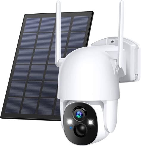 Amazon IeGeek Security Cameras Wireless Outdoor K Solar WiFi Camera For Home Security