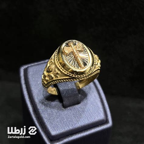 انگشتر مردانه طلا طرح تبر وایکینگ کد R24020 قیمت لحظه ای 33484000 تومان