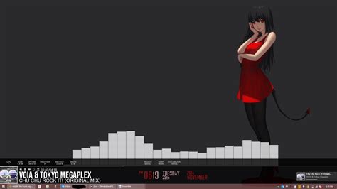 Adaptable Bottom Heavy Toolbar With A Little Red Flair Rrainmeter