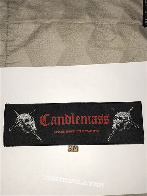 Candlemass Epicus Doomicus Metallicus Strip Patch Tshirtslayer Tshirt