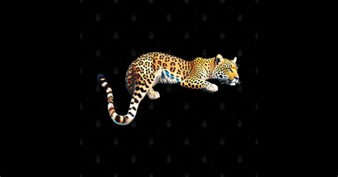 Crouching Leopard Crouching Leopard Sticker Teepublic