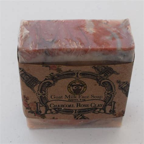 Charcoal Rose Clay Goat Milk Soap Dizzy Does Goat Ranch