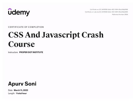 Apurv Soni On Linkedin Udemycoursecompletion Css Javascript