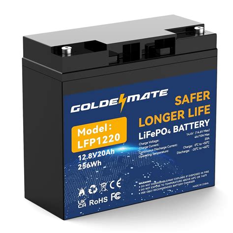 12v 20ah Lithium Lifepo4 Deep Cycle Battery Rechargeable Battery Up