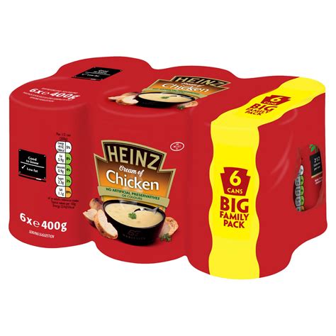 Heinz Cream Of Chicken Soup 6 X 400g Tinned Soup Iceland Foods