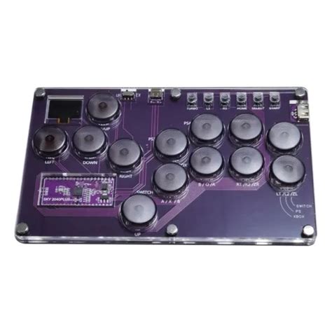 Fight Stick Arcade Joystick Controller Encoder Hot Swap Xinputinput