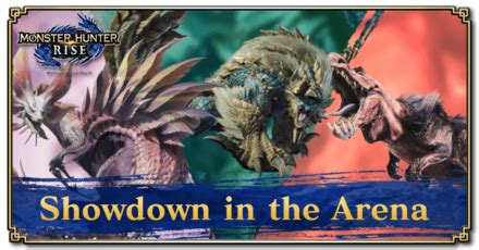 Showdown In The Arena Quest And Rewards Monster Hunter Rise MHR MH