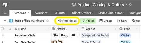 Airtable Grid View