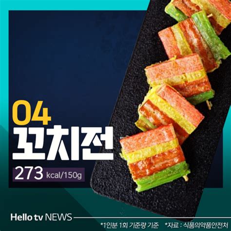 카드뉴스 추석명절 칼로리 음식표