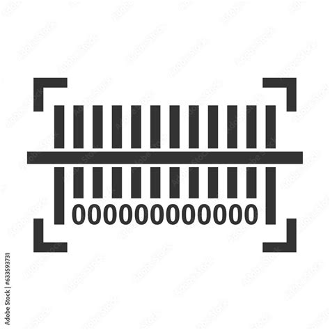 Vector Illustration Of Scan Code Icon In Dark Color And Transparent Background PNG Stock