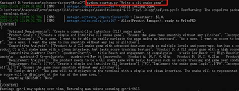 【大语言模型系列】利用metagpt框架自动开发一个游戏软件（完整教程）使用gpt编写软件 Csdn博客