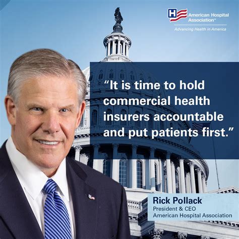 American Hospital Association On Linkedin Rick Pollack Aha Ceo