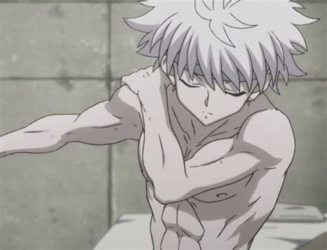 Grown Up Abs Killua Granted It Does Not Mean That He Cannot But Kurapika Has Shown Precision And