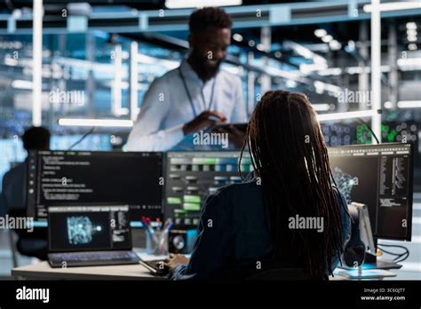 Software Developer In Data Center Uses Ai Technology For Machine Learning Workloads It