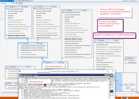 C On High Load Server Is Blocked By Connection Pool Has Been