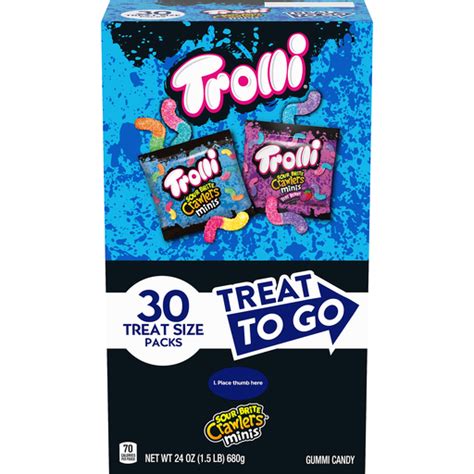 TROLLI SOUR BRITE Crawlers Minis SOUR BRITE Crawlers Minis Very Berry
