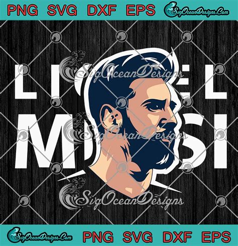 Lionel Messi Football World Cup Svg Trending Sports Gift For Fan Svg