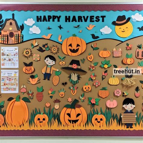 Harvest Bulletin Board Ideas Door Decor Hallway Display And Classroom