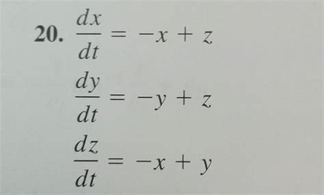 Solved In Problems 1 20 Solve The Given System Of