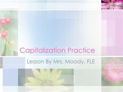 Ppt Capitalization Practice Powerpoint Presentation Free Download