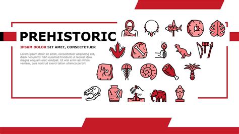 Prehistoric Period Landing Header Vector 9930486 Vector Art At Vecteezy