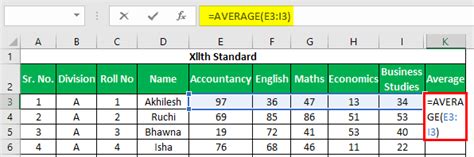 Marksheet In Excel How To Make Marksheet In Excel Format