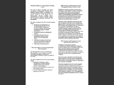 Ieee Antennas And Propagation Magazine October 2023field Awards 2