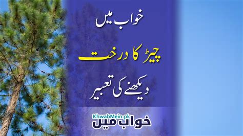 Khwab Mein Cheer Ka Darakht Dekhnay Ki Tabeer Khwabmeinpk